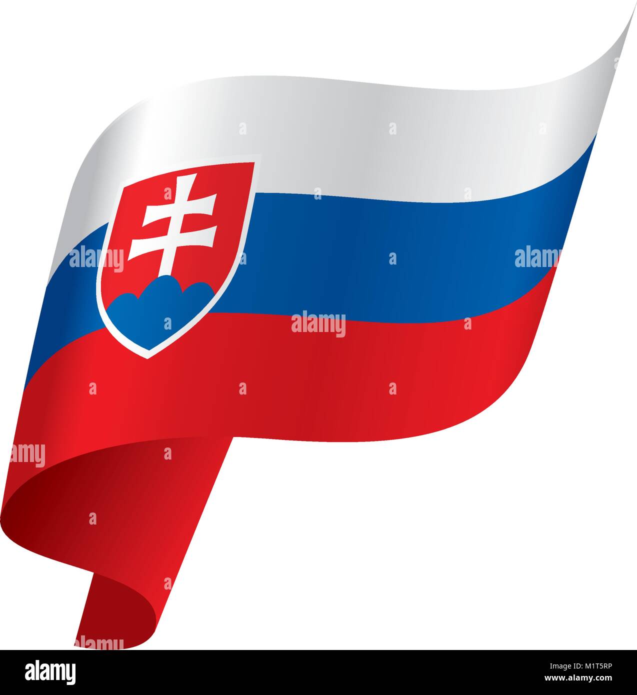 Slovakia flag, vector illustration Stock Vector Image & Art - Alamy