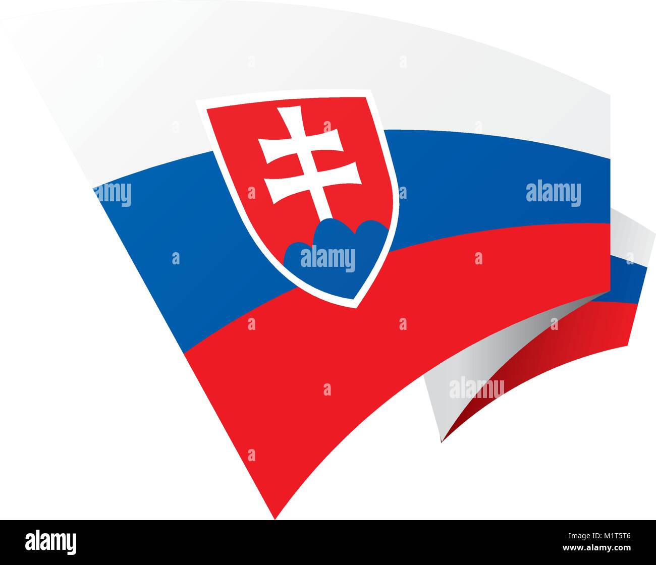 Slovakia flag, vector illustration Stock Vector Image & Art - Alamy
