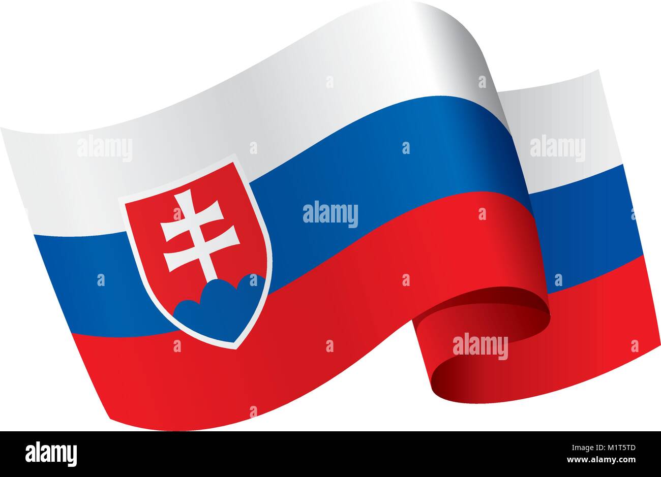 Slovakia flag, vector illustration Stock Vector Image & Art - Alamy