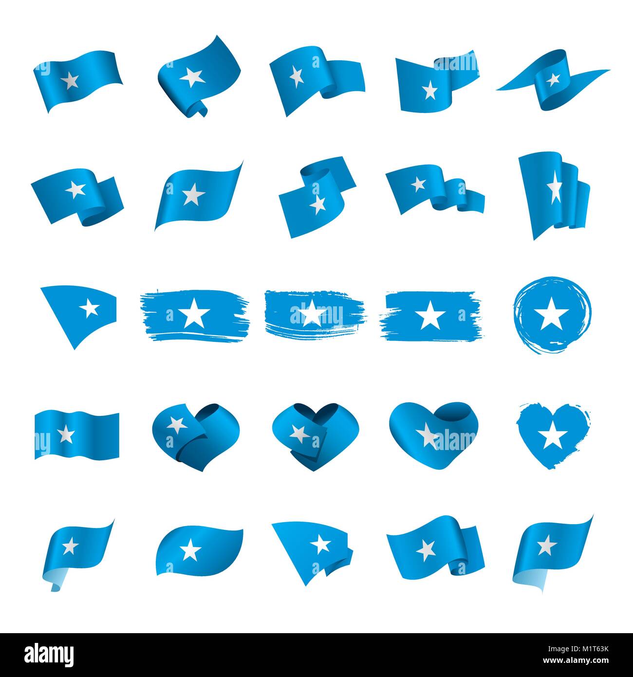 Somalia flag, vector illustration Stock Vector Image & Art - Alamy