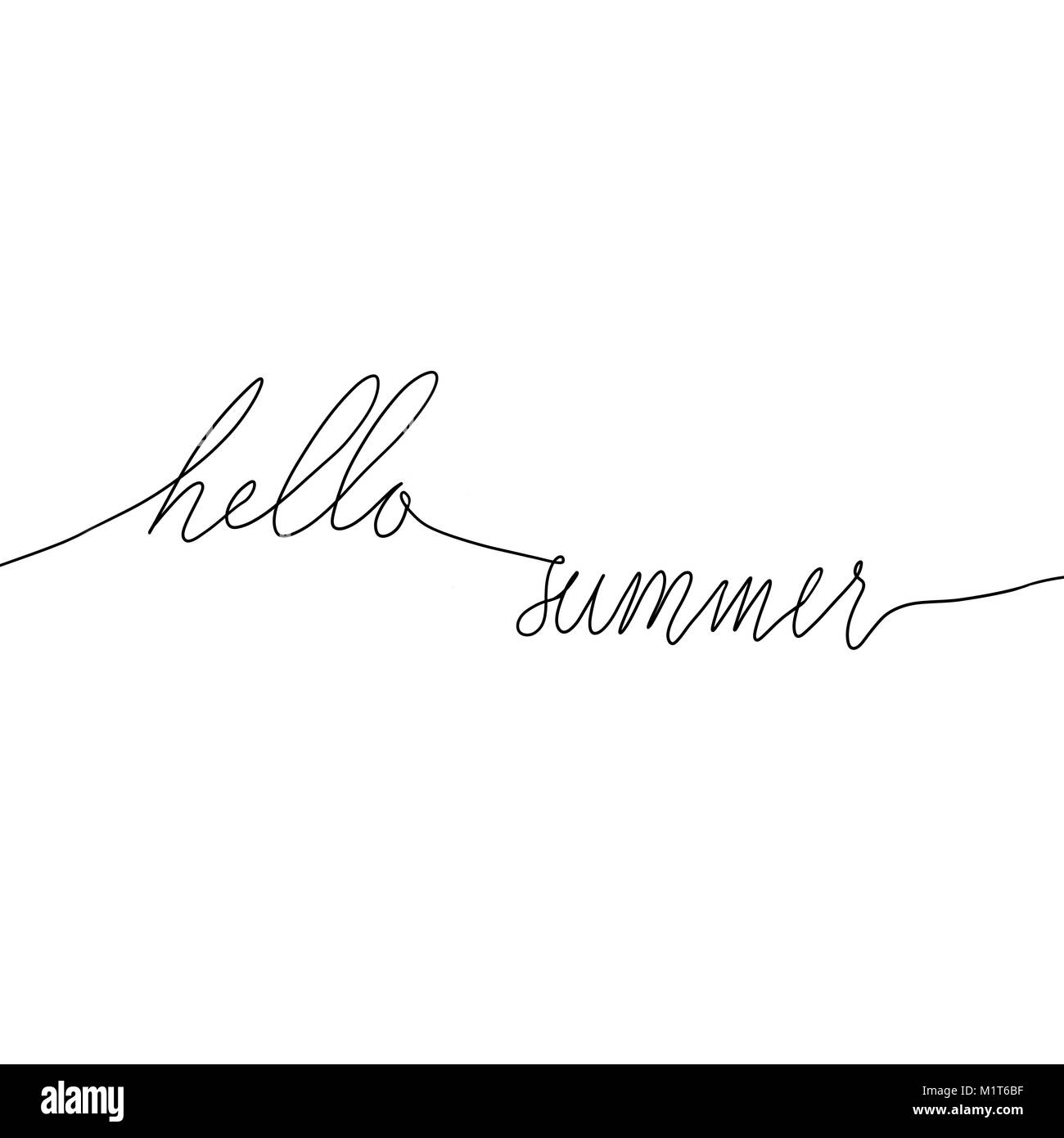 Summer banner design concept Black and White Stock Photos & Images - Alamy