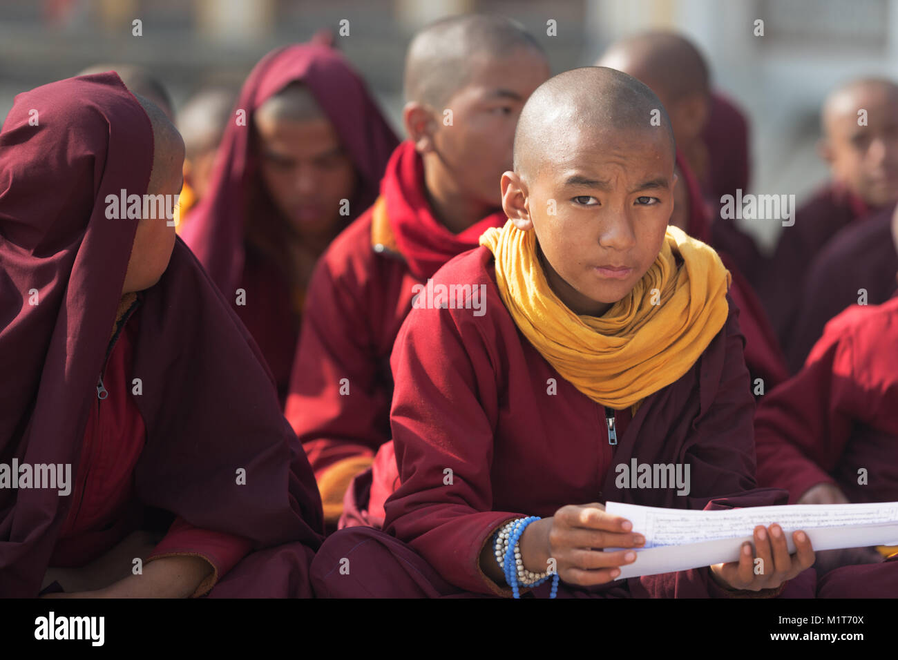 Kathmandu buddhist monks hi-res stock photography and images - Alamy