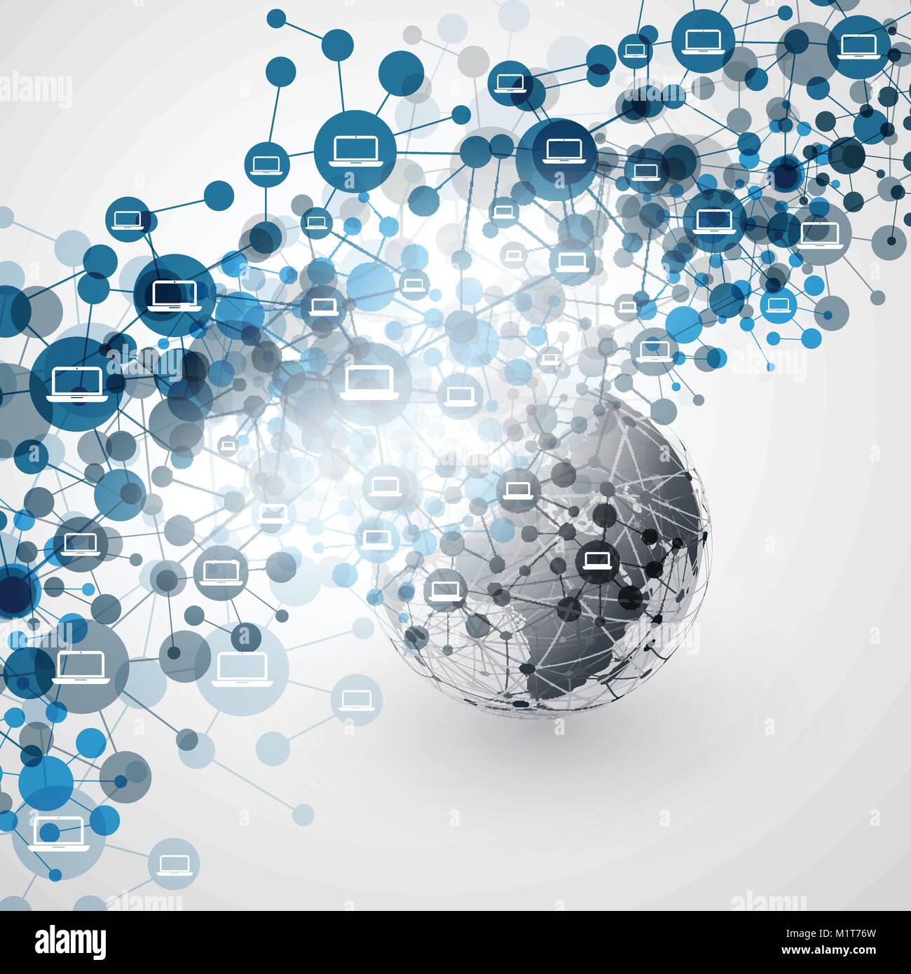Modern Minimal Style Cloud Computing Networks Structure