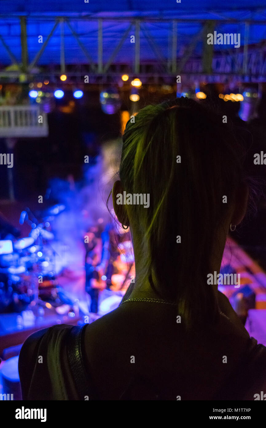 Rock music concert view from stage hi-res stock photography and images ...