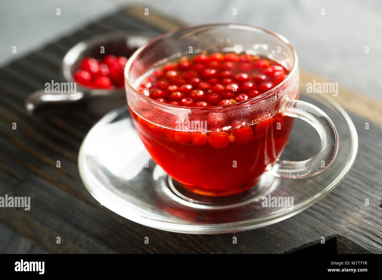 Hot cranberry drink Stock Photo - Alamy