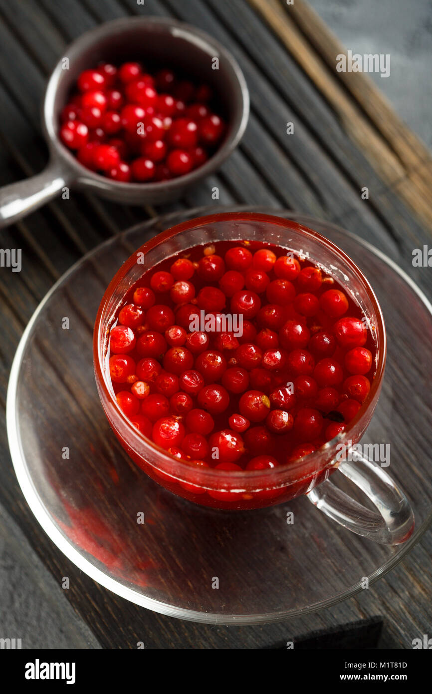 Hot cranberry drink Stock Photo - Alamy
