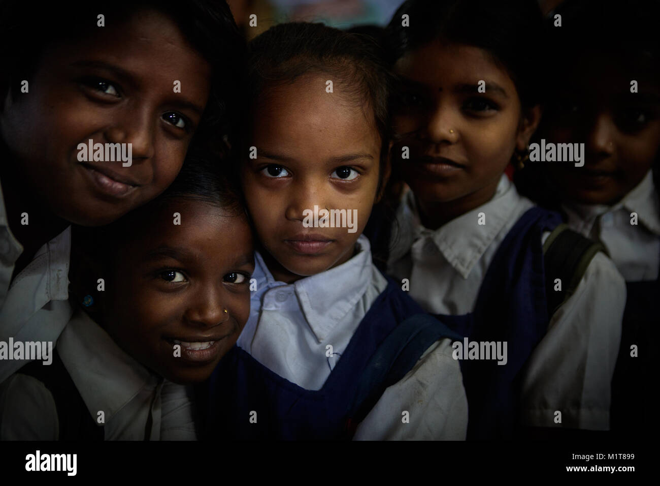 Indian school students hi-res stock photography and images - Alamy