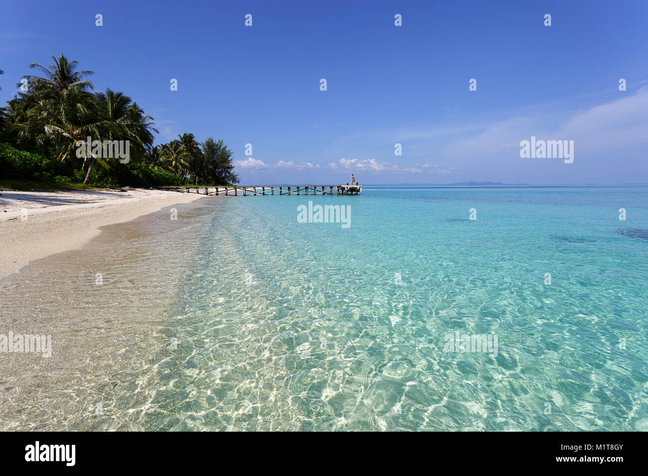 Beautiful tropical beach, Banyak Archipelago, Sumatra, Indonesia ...