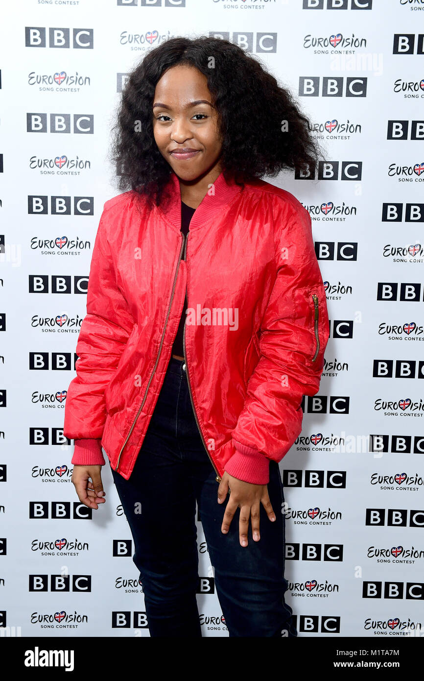 Asanda during Eurovision: You Decide - Meet The Artists, an ...