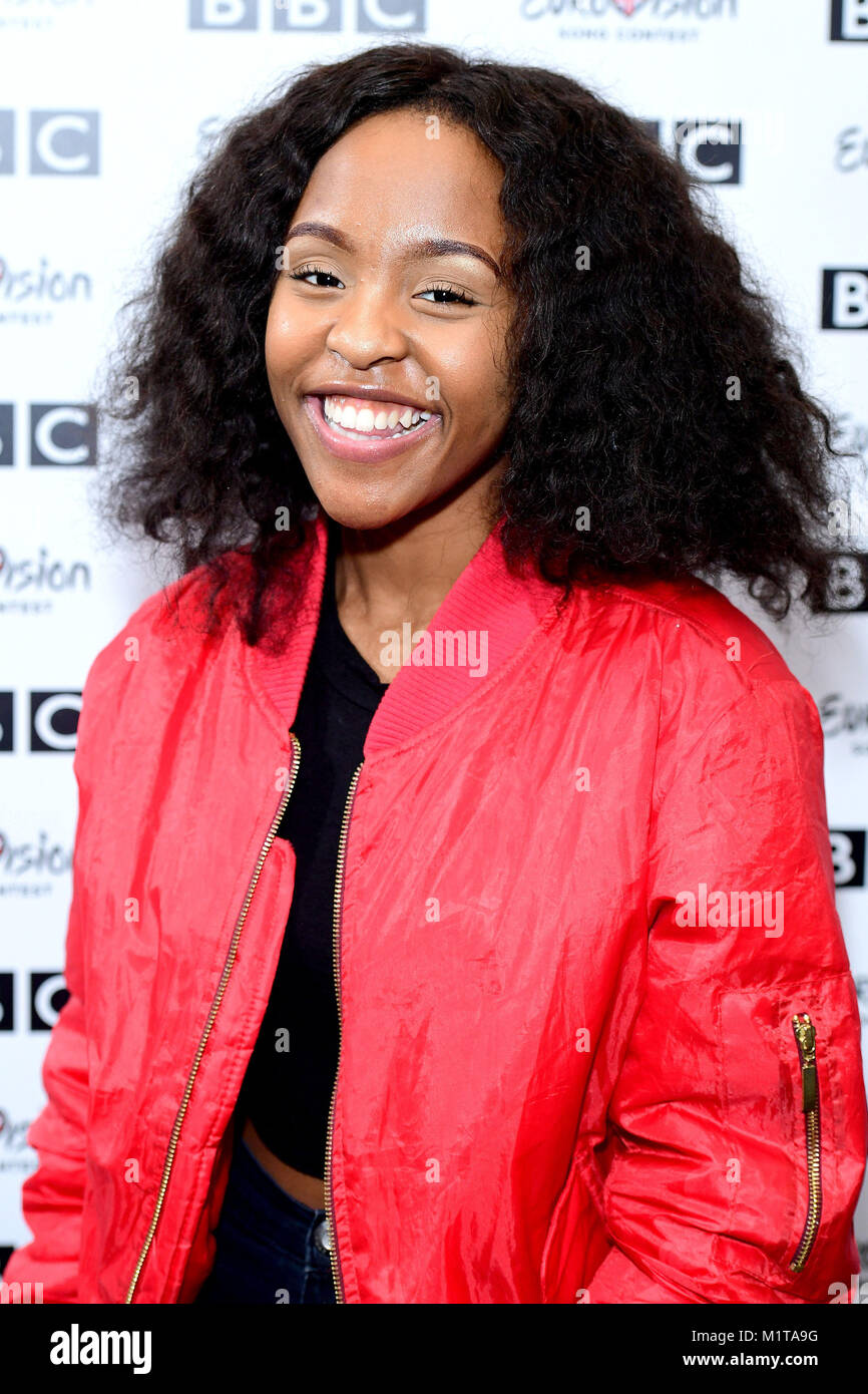 Asanda during Eurovision: You Decide - Meet The Artists, an ...