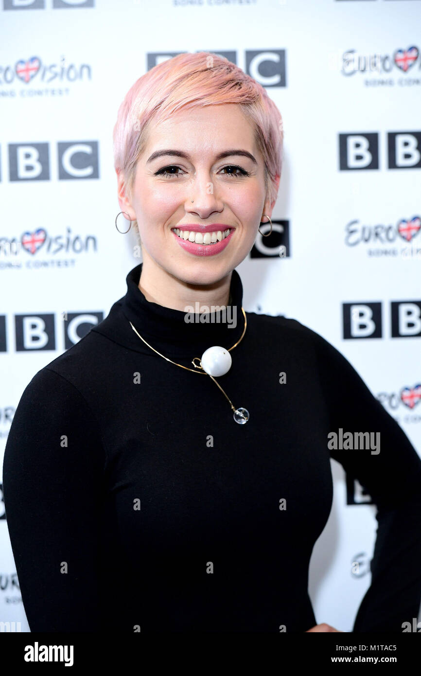 SuRie during Eurovision: You Decide - Meet The Artists, an introduction ...