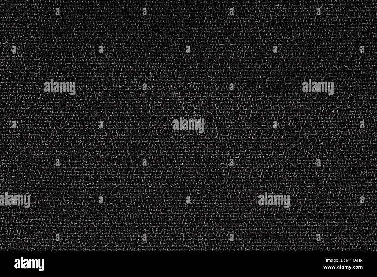Close Up Background Pattern of black Textile Texture, Abstract color ...