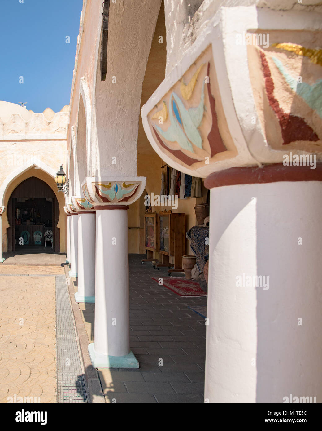 Typical geometric shape of the arabic architecture Stock Photo - Alamy