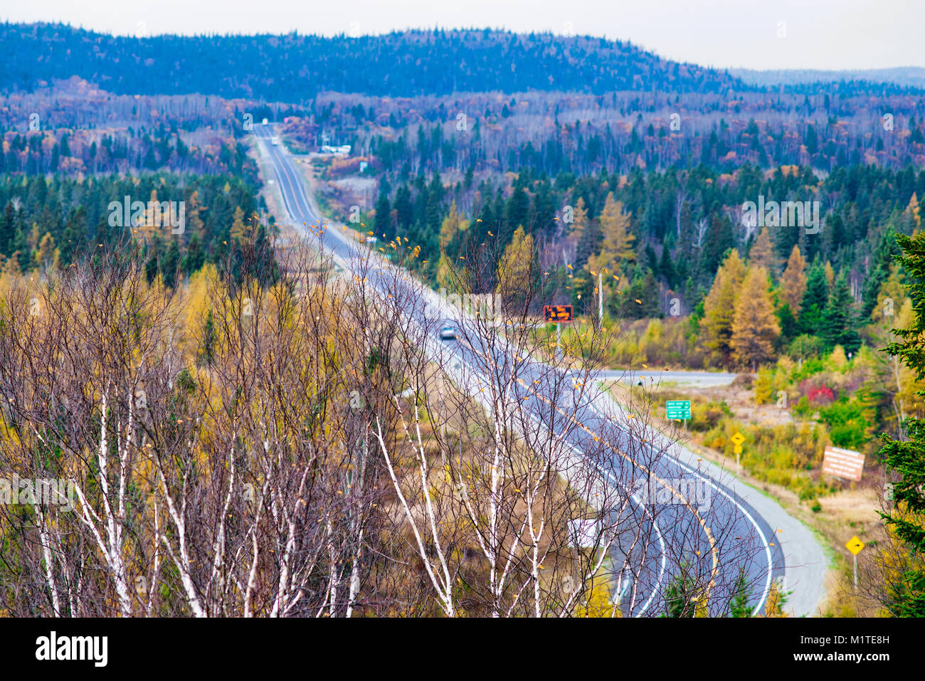 Transcanada highway sign hi-res stock photography and images - Alamy