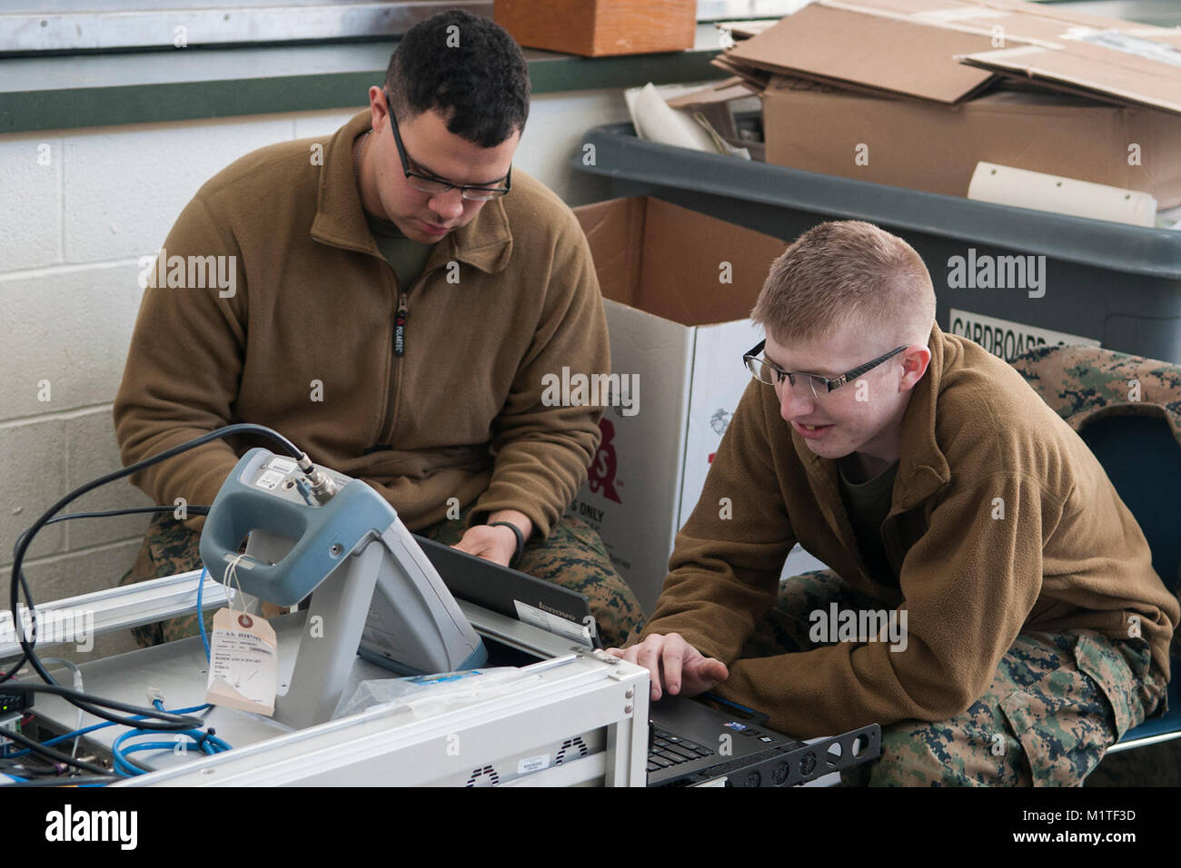 Lance Cpl. Noah Hannon-Childers and Lance Cpl. Blake Whitson ...