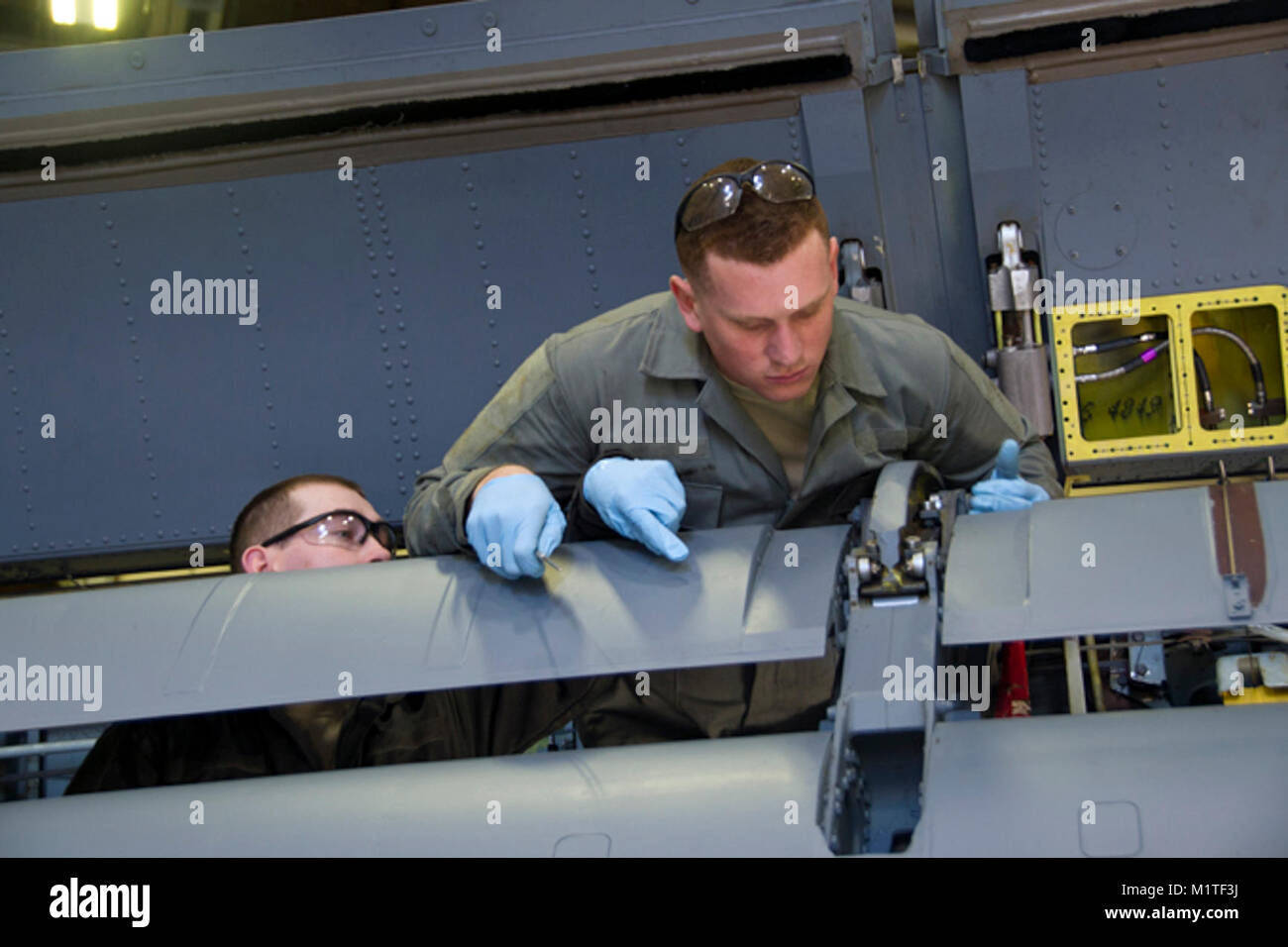 Staff Sgt. Sean Heart, 434th Maintenance Squadron aircraft mechanic ...
