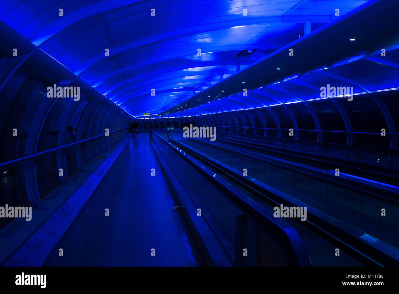 Futuristic modern architecture tunnel corridor hi-res stock photography ...