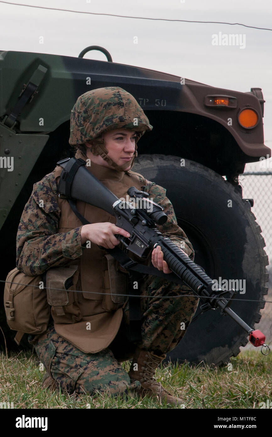 Sgt. Rachel Mahan, Detachment 1, Communications Company, 4th Marine ...