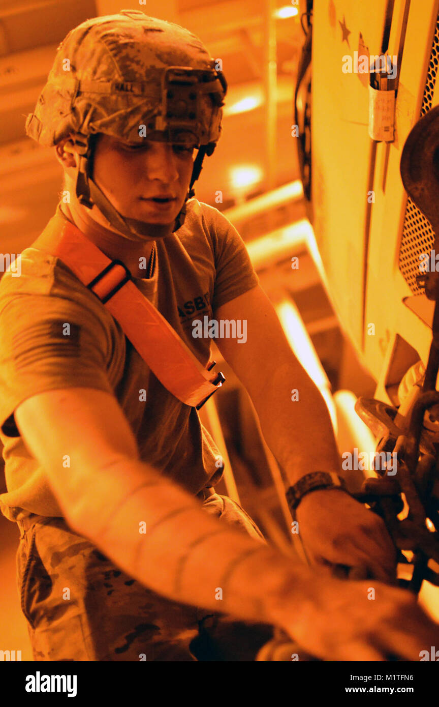 Pvt. Travis Hall, an infantryman assigned to the 2nd Battalion, 35th ...