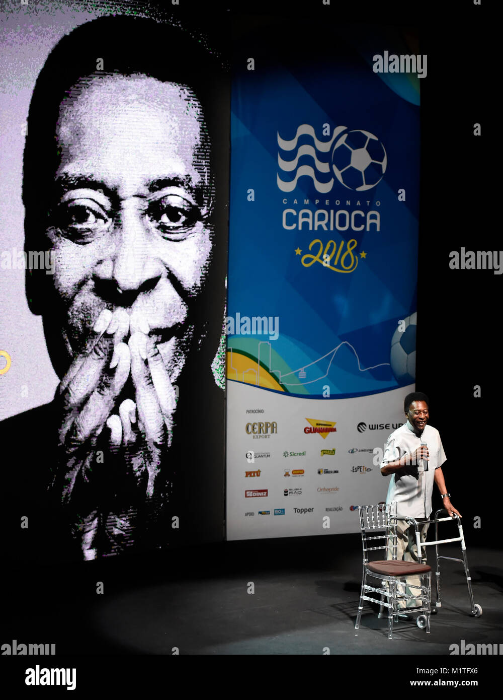 Rio de Janeiro-Brazil, January 15, 2018. Pelé, greatest soccer player ...
