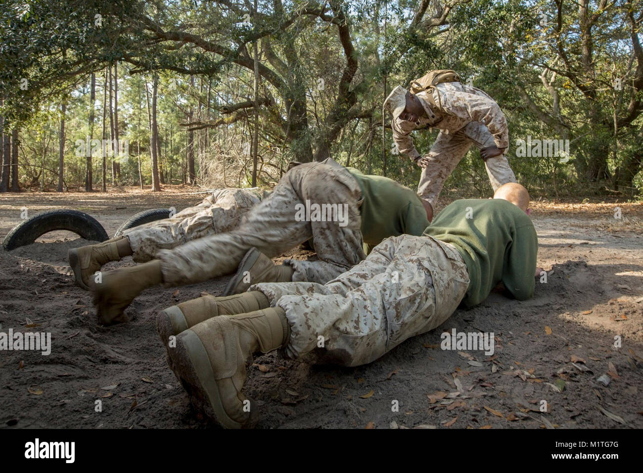 United States Marine Corps Staff Sgt. Judena Seck of Golf Company, 2nd ...