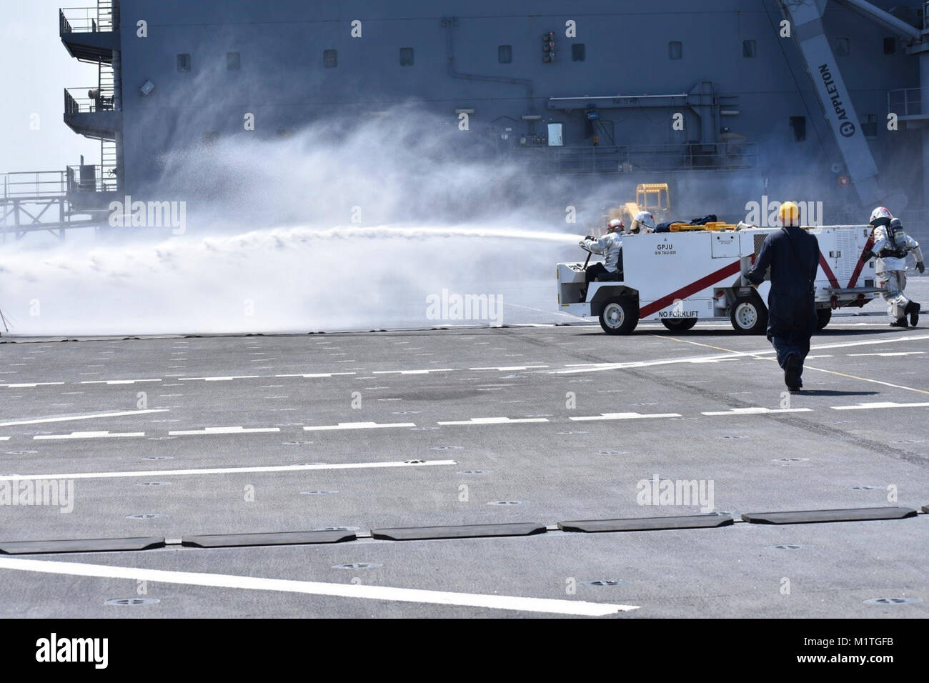U.S. 5TH FLEET AREA OF OPERATIONS (Jan. 30, 2018) Chief Damage ...