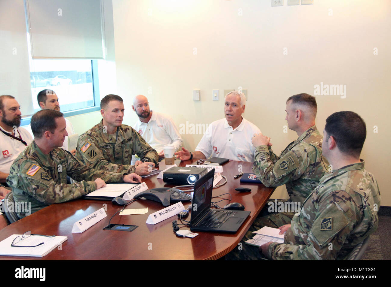 Mr. Charles "Ray" Alexander (head of table), U.S. Army Corps of ...