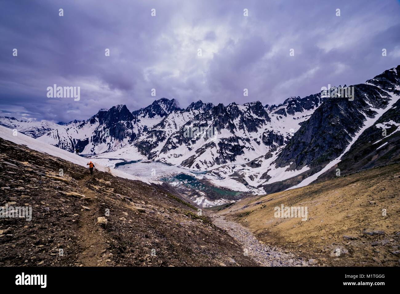 Beautiful mountain landscape of Sonamarg, Jammu and Kashmir state ...