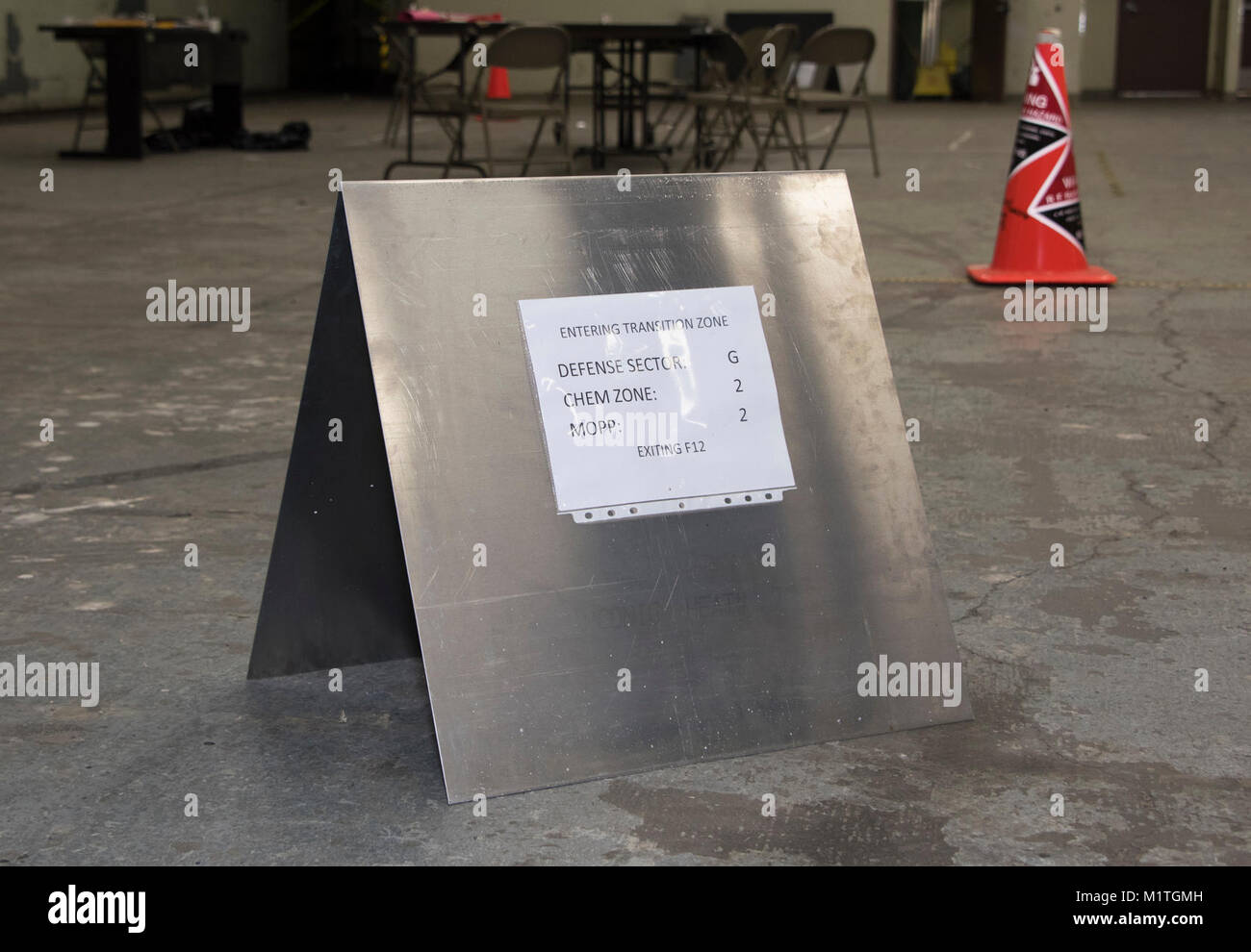Placards with clear instructions are displayed to advise Airmen during ...