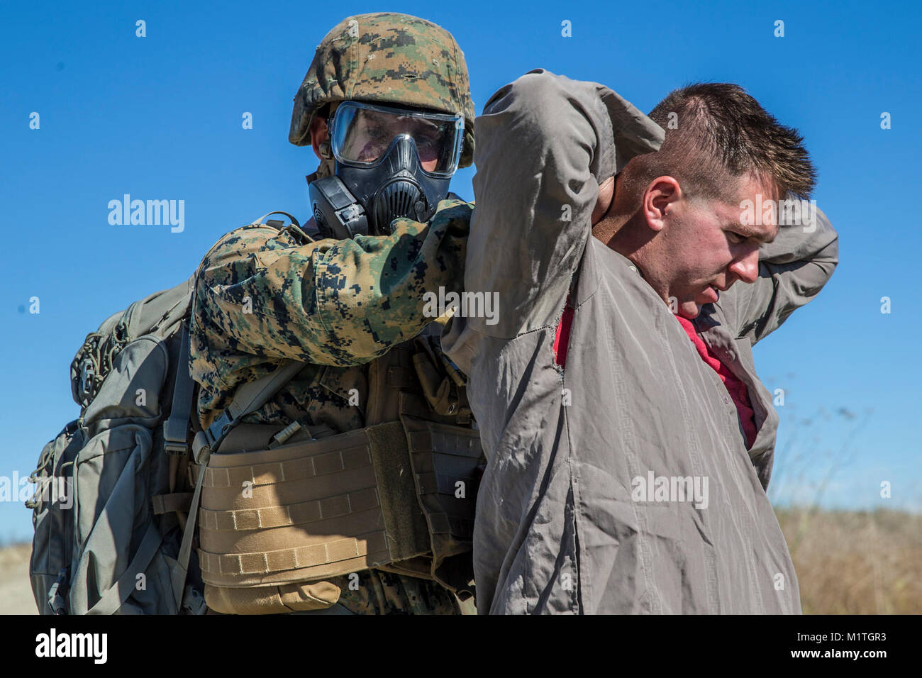 U.S. Marine Corps Lance Cpls Jocelyn Sherman and Alex Jones, Military ...