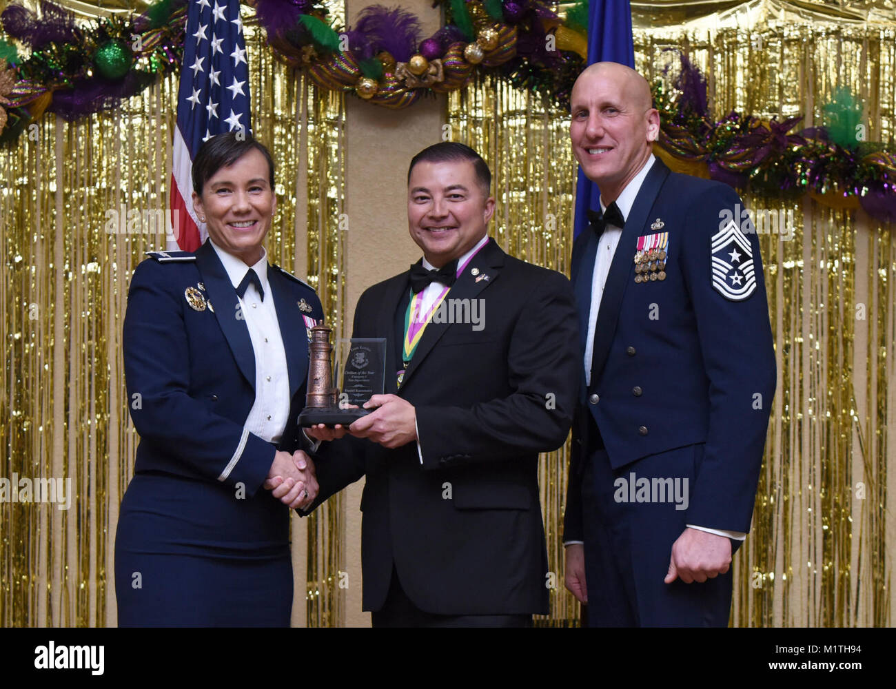 Col. Debra Lovette, 81st Training Wing commander, and Chief Master Sgt ...