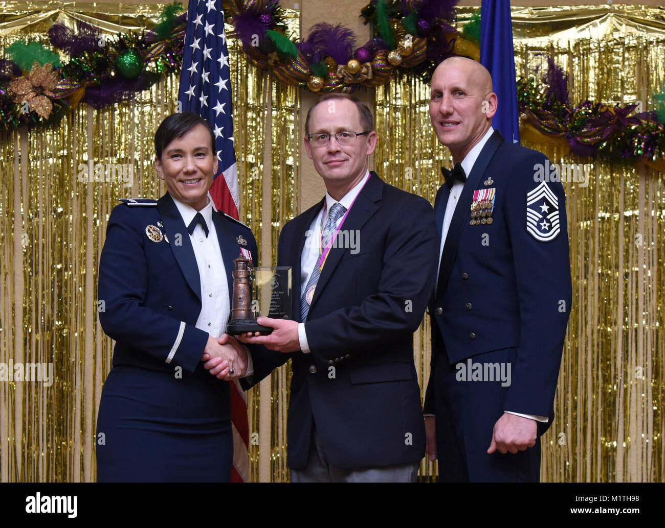 Col. Debra Lovette, 81st Training Wing commander, and Chief Master Sgt ...