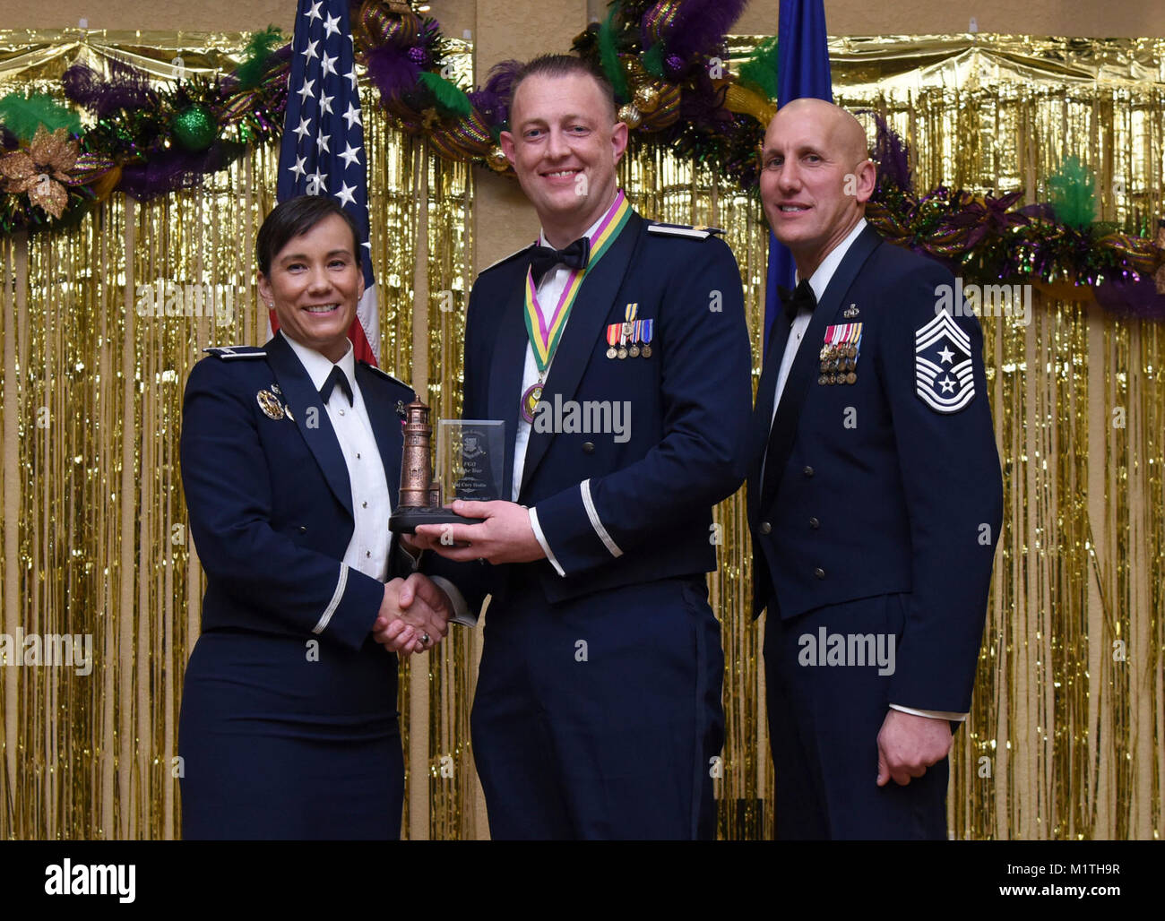 Col. Debra Lovette, 81st Training Wing commander, and Chief Master Sgt ...