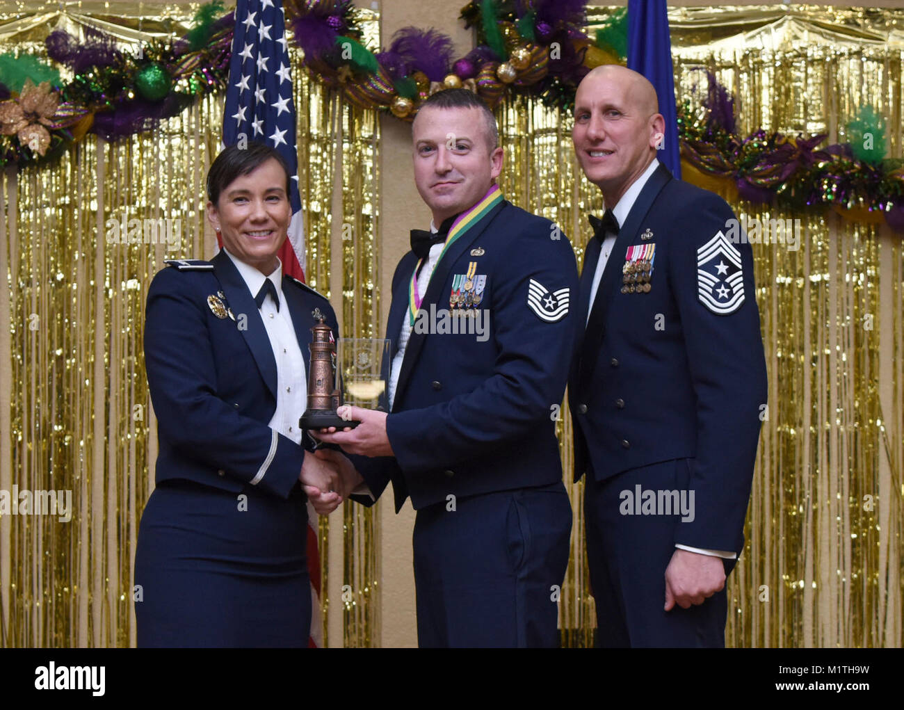 Col. Debra Lovette, 81st Training Wing commander, and Chief Master Sgt ...