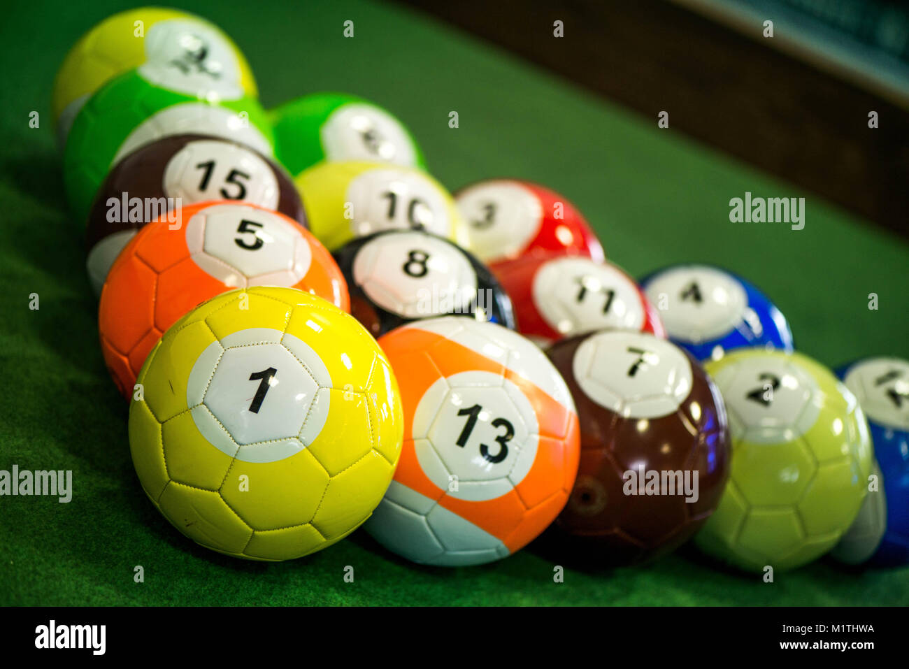 Big Billiards Pool Table High Resolution Stock Photography and Images ...