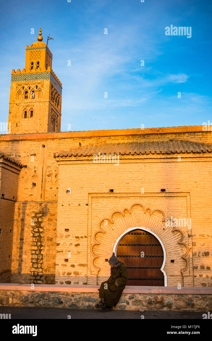 Marrakech,Morocco - January 25th 2018: Moroccan Berber in traditional ...