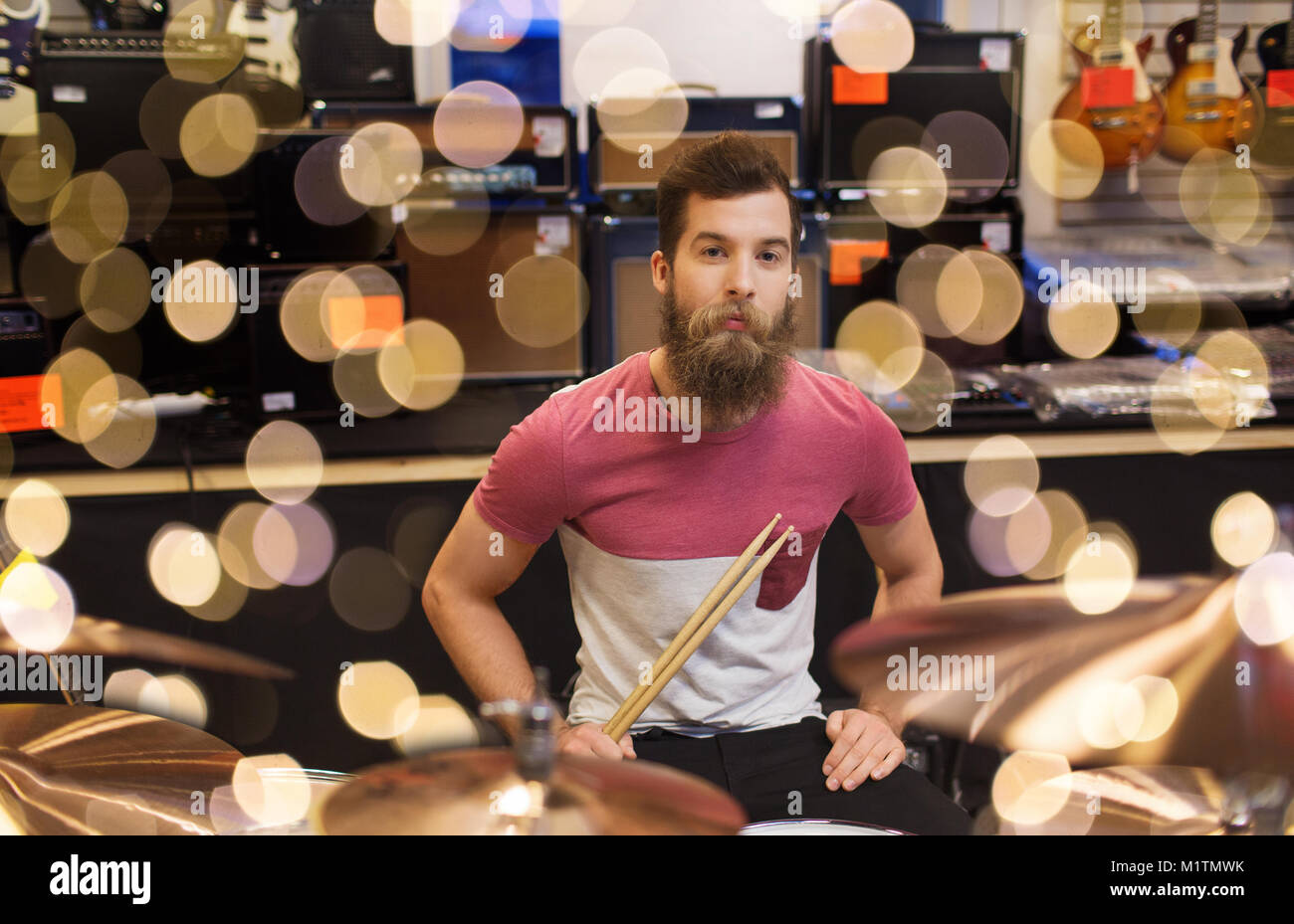 Female musician drum hi-res stock photography and images - Alamy