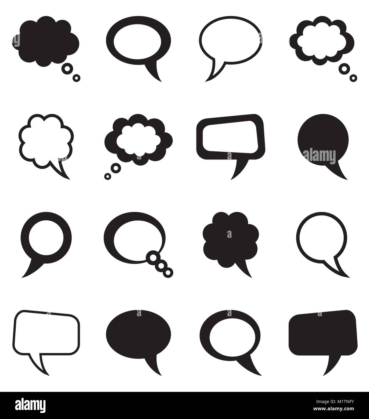 White bubbles black background Stock Vector Images - Alamy