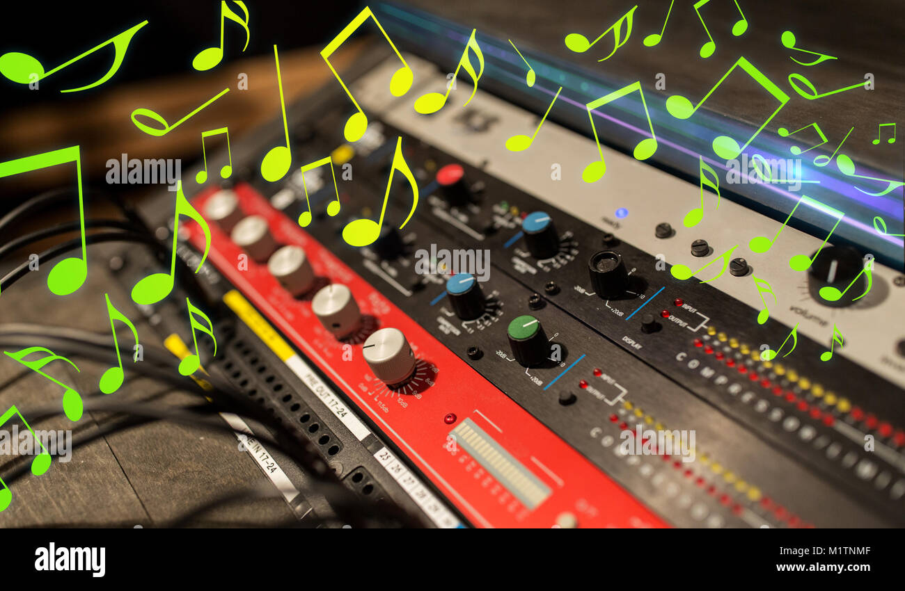 Close up professional mixing console hi-res stock photography and ...