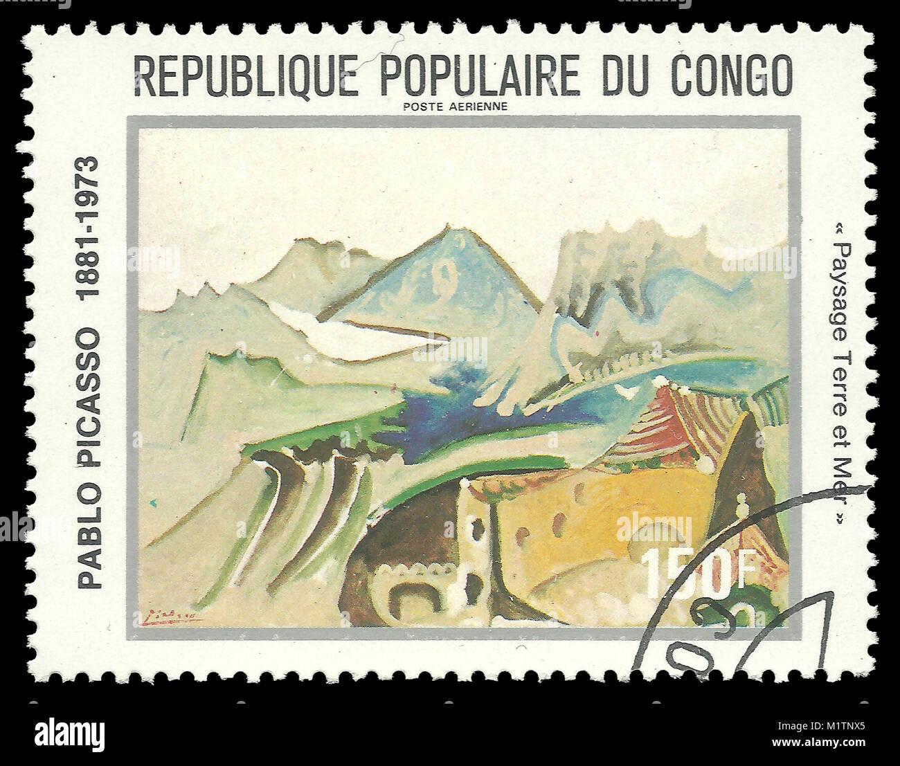 Congo - stamp 1981: Color edition dedicated to Pablo Picasso Centenary ...
