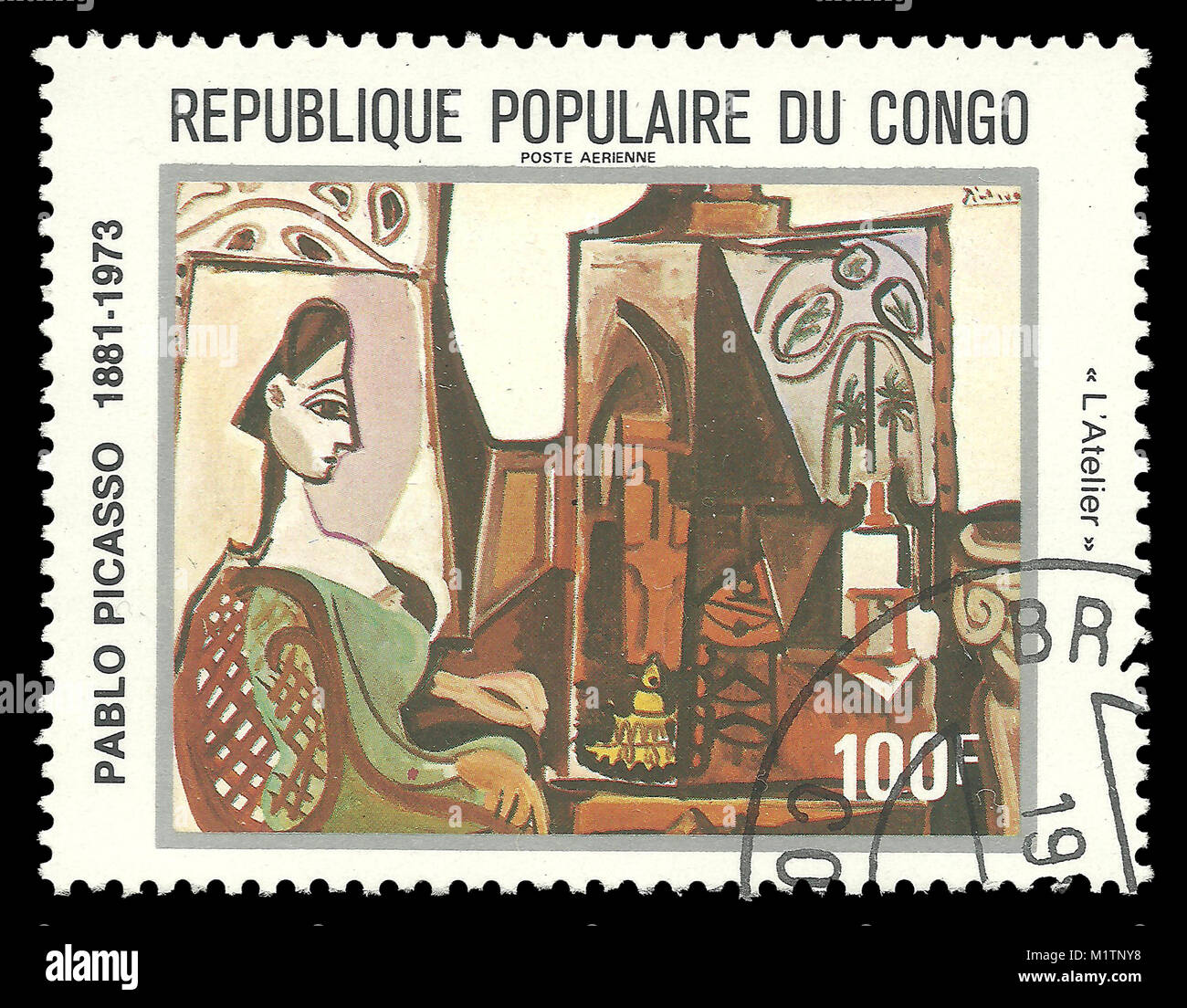 Congo - stamp 1981: Color edition dedicated to Pablo Picasso Centenary ...