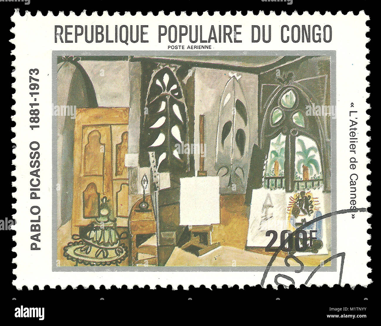 Congo - stamp 1981: Color edition dedicated to Pablo Picasso Centenary ...