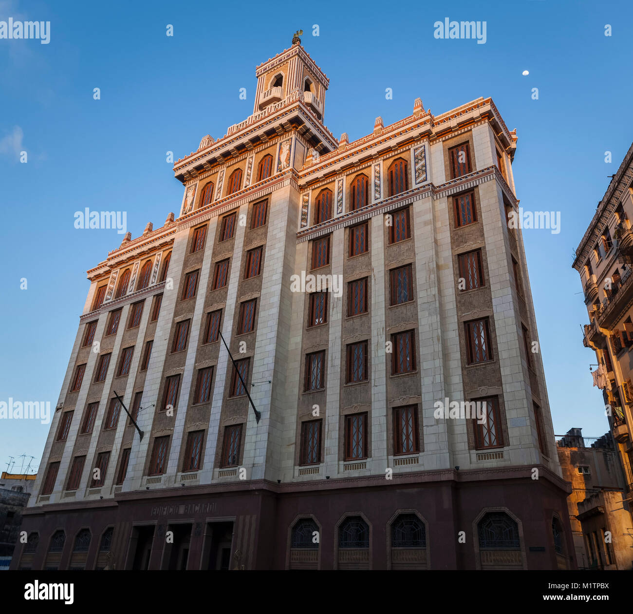 Bacardi Rum Head Office Building in Havana Cuba Stock Photo - Alamy