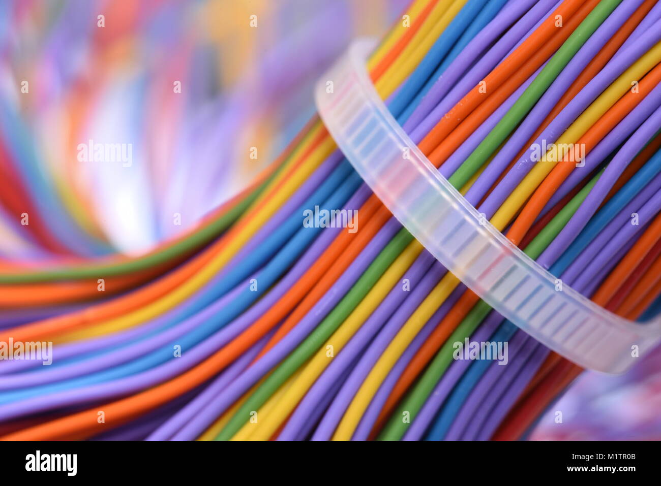 Electric cables installation hi-res stock photography and images - Alamy