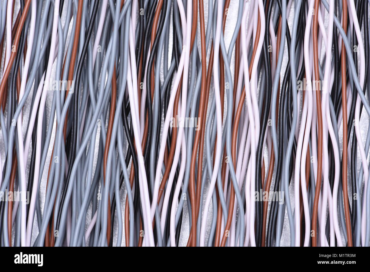 Closeup of electrical wire and cable Stock Photo - Alamy