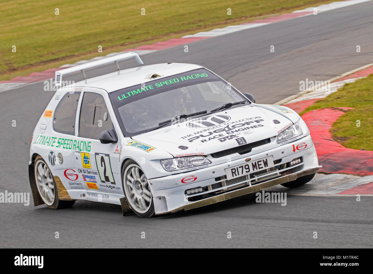 Peugeot 306 Maxi with driver Chris West and co-driver Harry Brown at ...