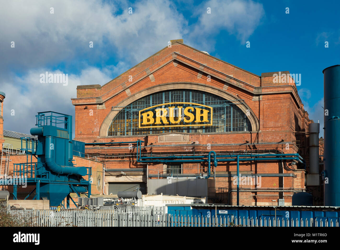 Exterior view of the Brush Electrical Machines Factory, Loughborough ...