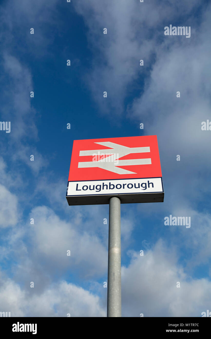 Railway Station Sign for Loughborough Station, Loughborough ...