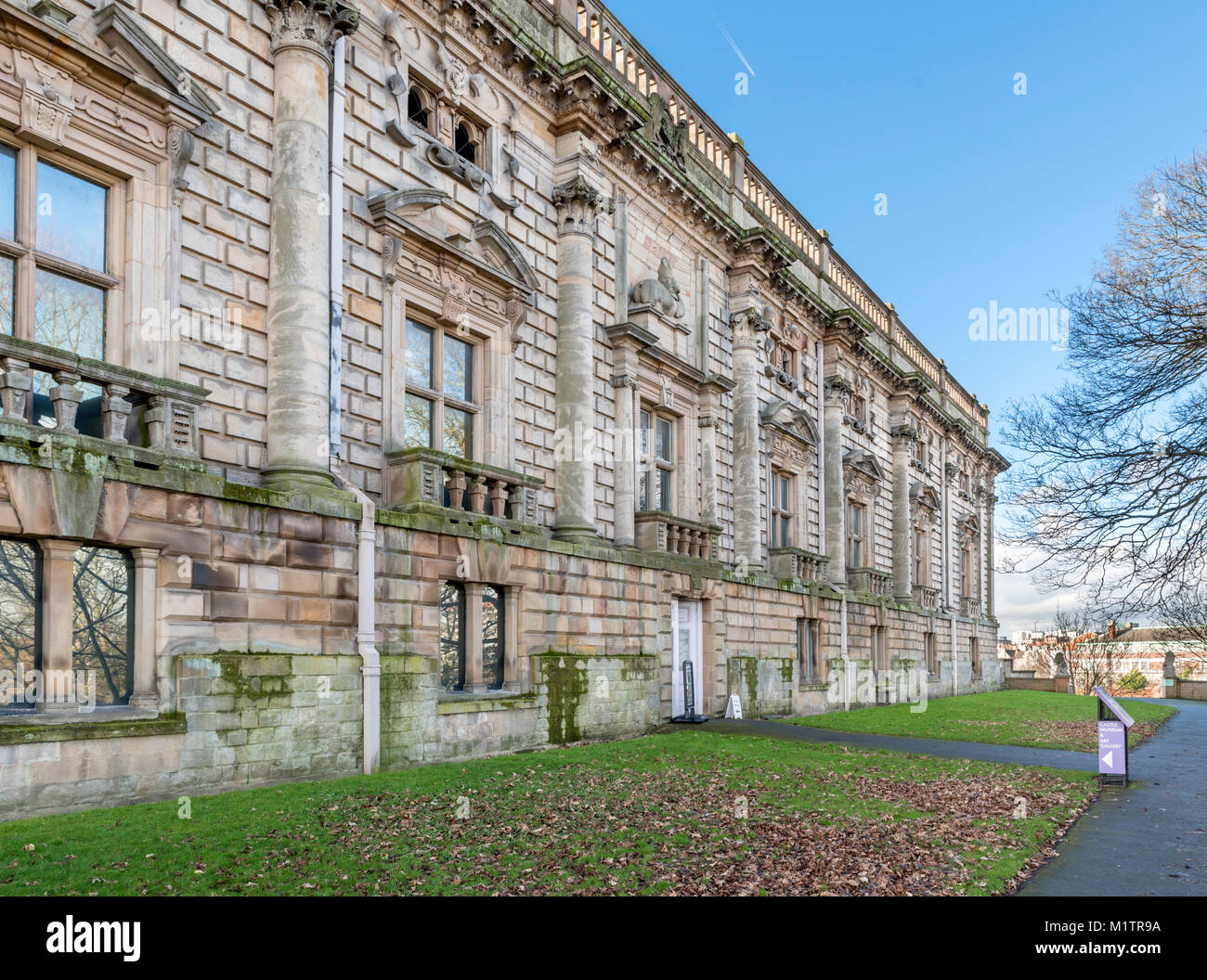 Nottingham Castle Museum and Art Gallery, Nottingham, England, UK Stock ...