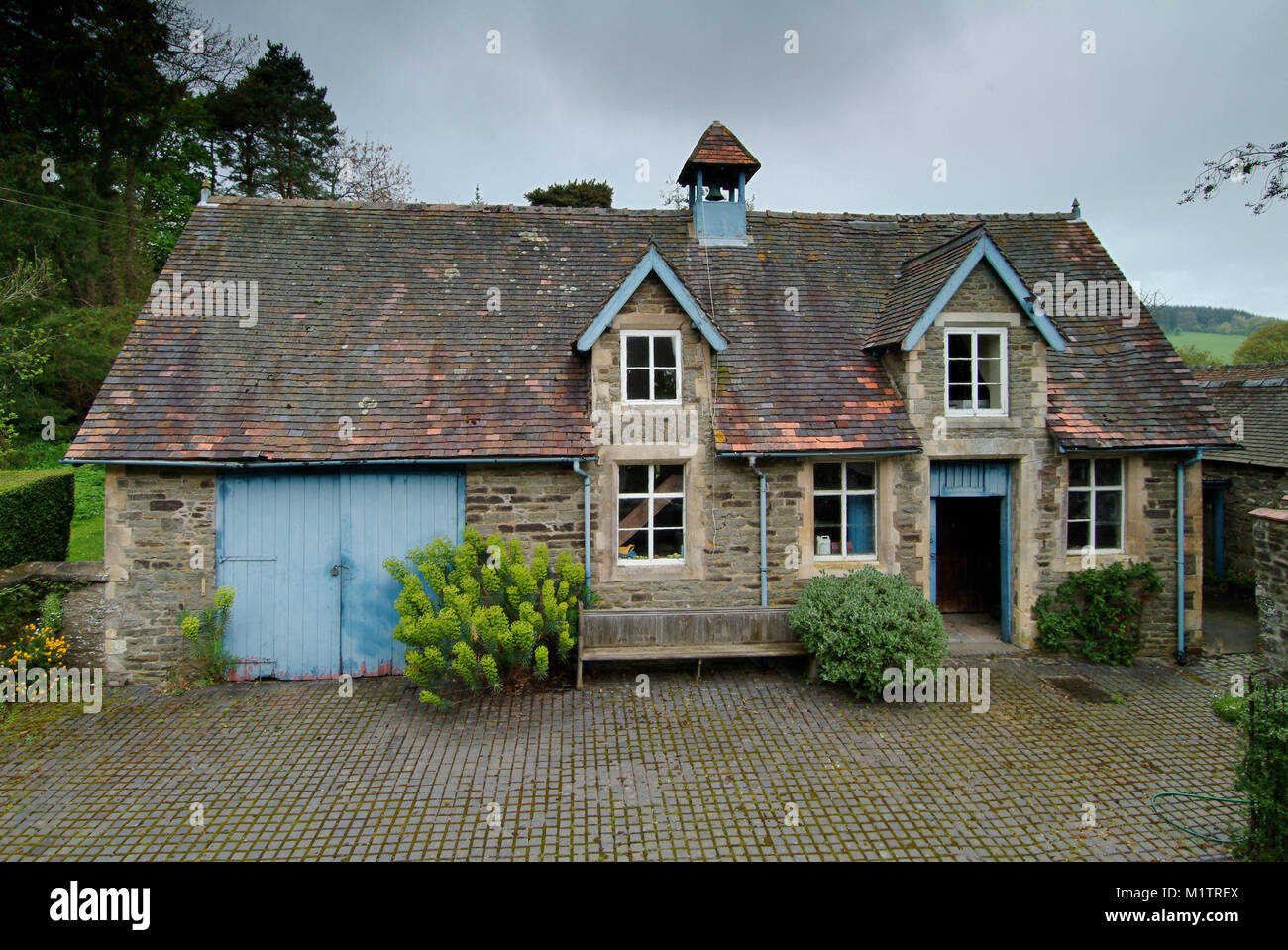 Cwm Hall, Clunton, Shropshire where the writer Bruce Chatwin rented a ...
